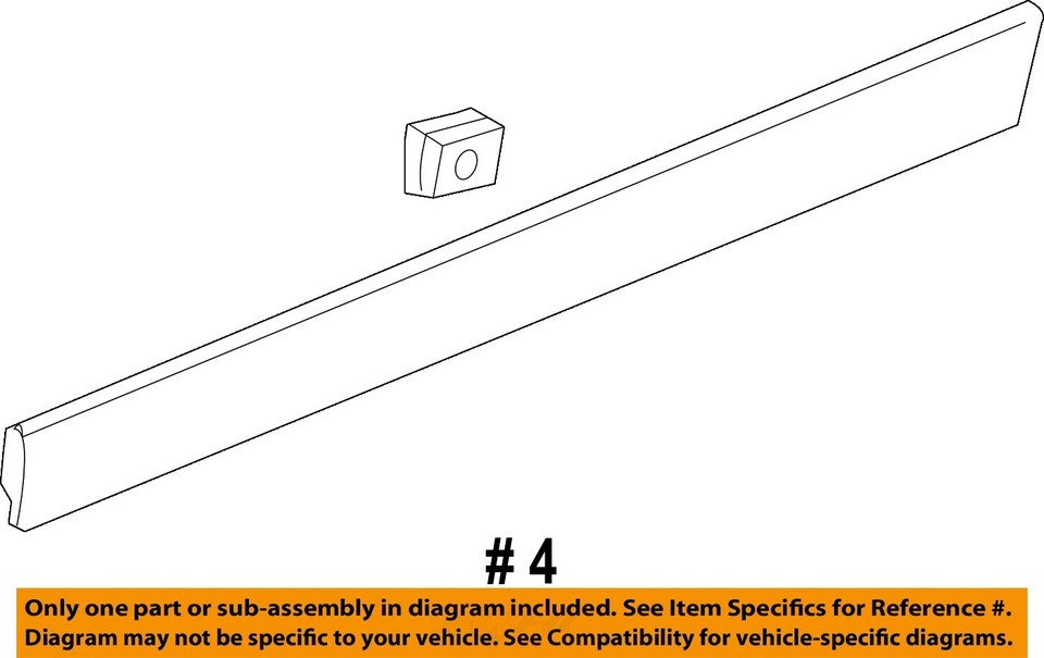 GM OEM 10-16 SRX Front Door Exterior Trim-Lower Molding 15929260 | eBay