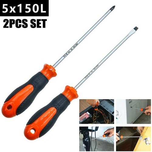 10.23Inch Slotted Cross Screwdriver Magnetic Screwdriver With Rubber ...