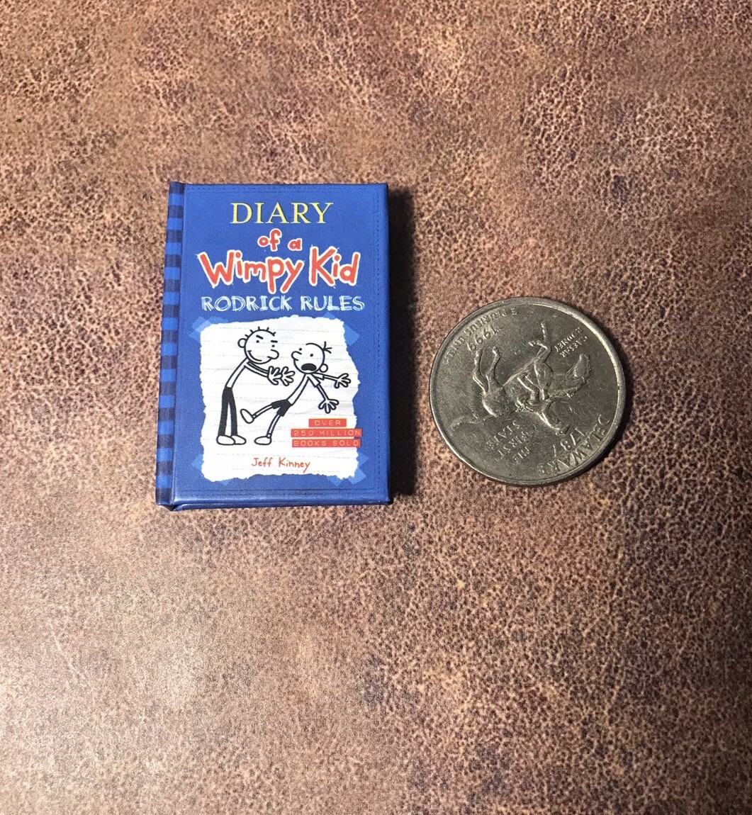MINI BRANDS BOOKS DIARY OF A WIMPY KID RODRICK RULES BOOK | eBay