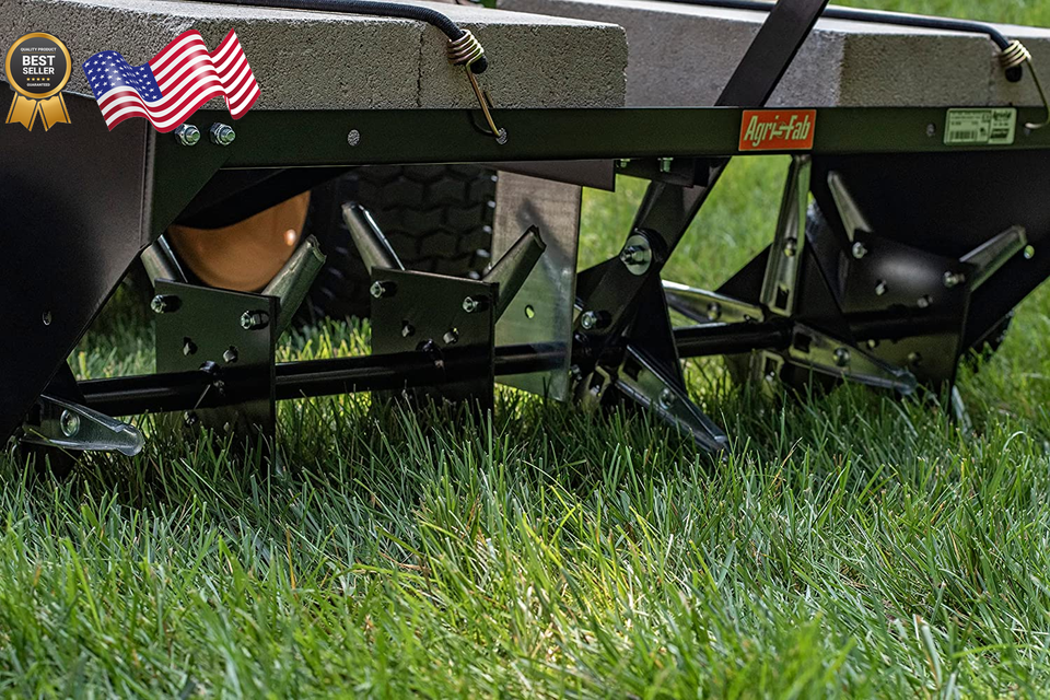 Lawn Aerator Core Plug Aerator Tow Behind Tractor Mower Heavy Duty NEW ...