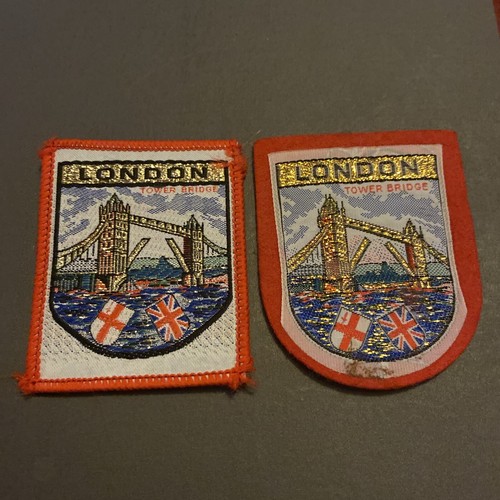 VTG Lot Of 2 LONDON TOWER BRIDGE Sew On Patches | eBay