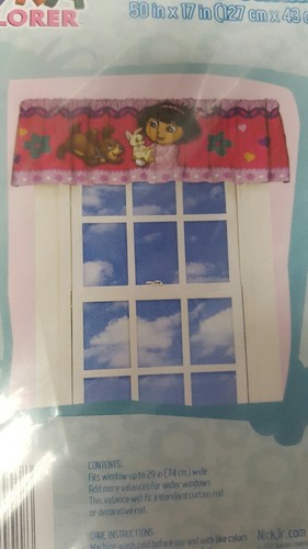 Dora the Explorer Pets Window Valance 50 X 17 inches by Nickelodeon. | eBay