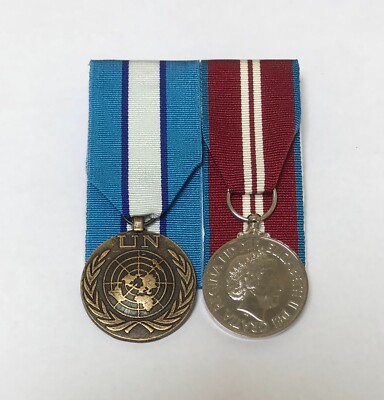 Un Cyprus & Diamond Jubilee Full Size Court Mounted Medals, Army ...