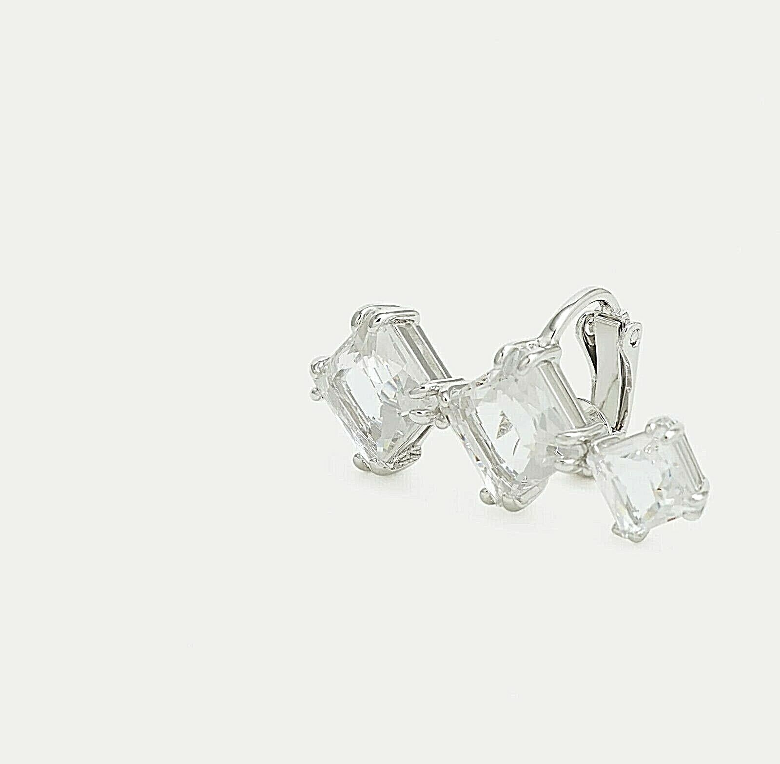 New Gift Box SWAROVSKI 5602782 Rhodium Asymmetrical Millenia ear cuff ...