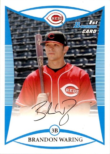 2008 Bowman Prospects Brandon Waring Cincinnati Reds #BP110 | eBay
