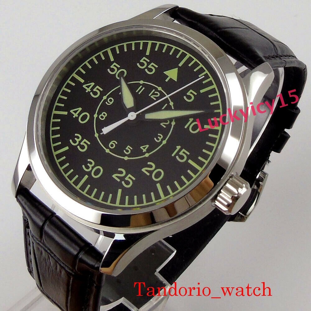 42mm Automatic Men Watch ST1612 MIYOTA8215 Movement Polished Bezel ...