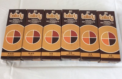 Lot of 6 Vintage Wella Balsam Conditioning Shampoo For different colors ...