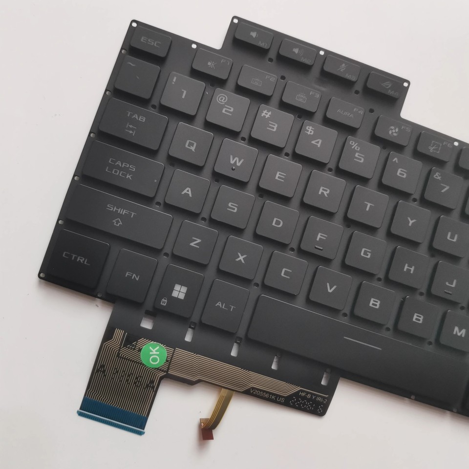 New for ASUS ROG 16 Zephyrus M16 GU604 GU604VI GU604VY 2023 US keyboard ...