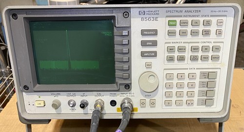 HP Agilent 8563E Spectrum Analyzer - 30Hz to 26.5GHz W/85620A Mass ...