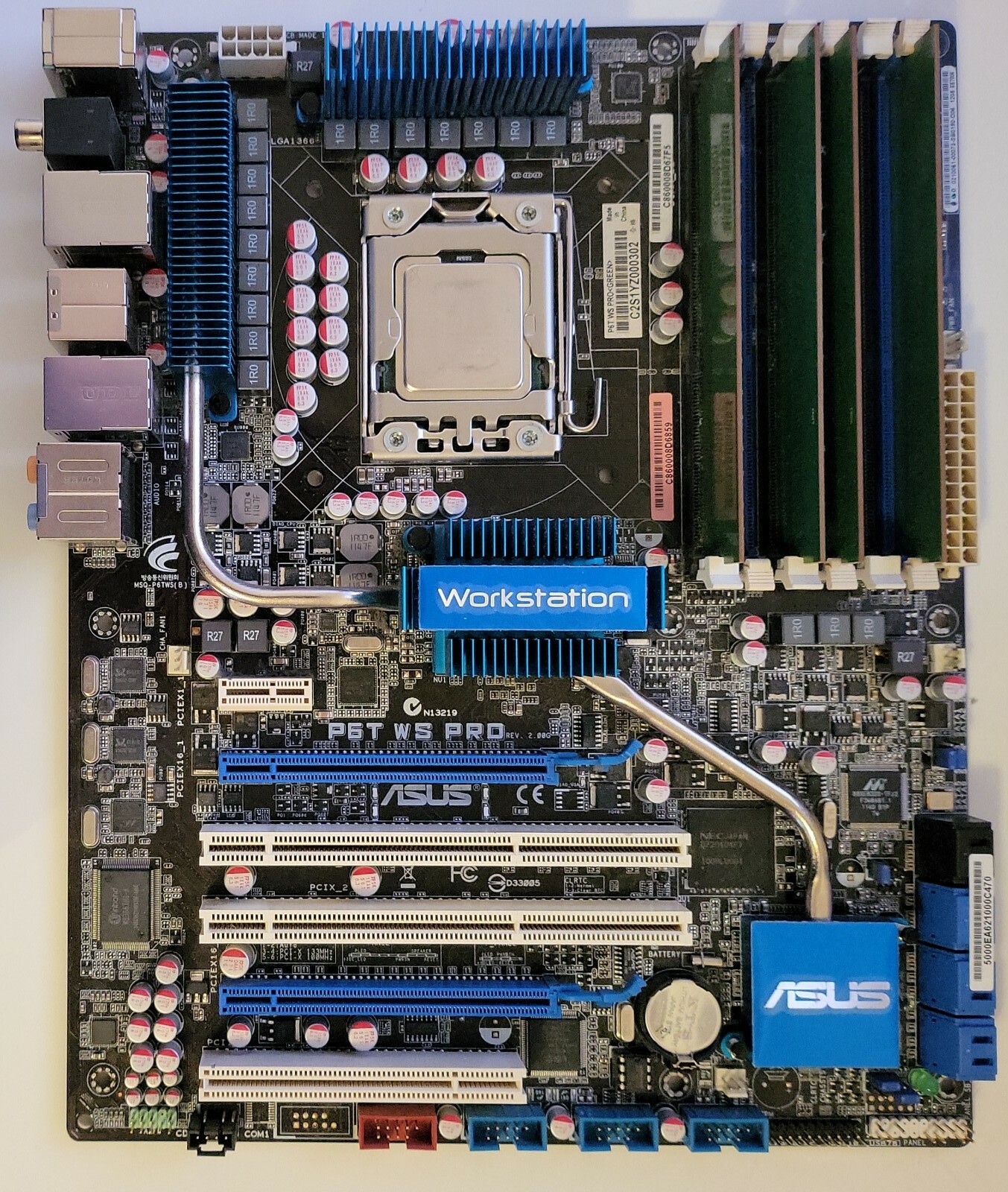 Asus P6T WS Pro x58 DDR3 LGA1366 ATX Workstation Motherboard | eBay