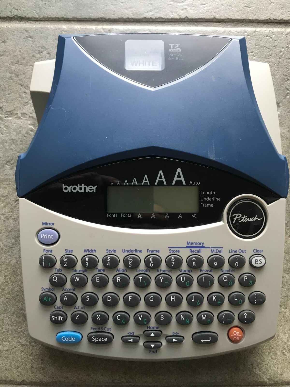 Brother P-touch Electronic Label Maker - Model Pt-1900/1910 A3 for sale ...