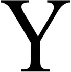 Letter Y Times New Roman Initial Vinyl Sticker Decal Monogram Font Size ...