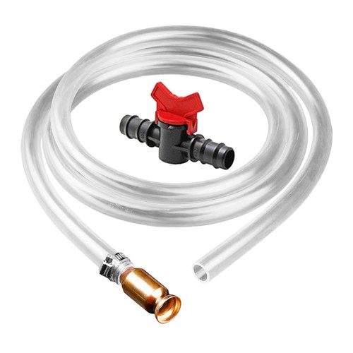 1 Set Siphon Hose Oil Transfer Hose 1/2 Inch Fuel Transfer Hose Oil ...