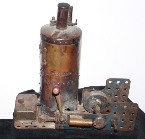 Steam engine Meccano Vertical Boiler sold as found " More in SHOP ...