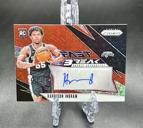 2024 Panini Prizm HARRISON INGRAM Fast Break Rookie Signatures Red RC ...