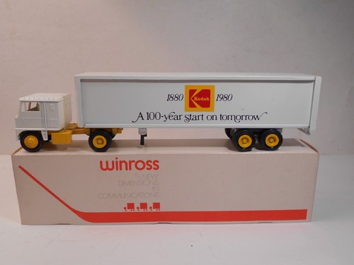Winross - White Semi - "Kodak / 100 Years" - 1880-1980 - Die-cast - NIB ...