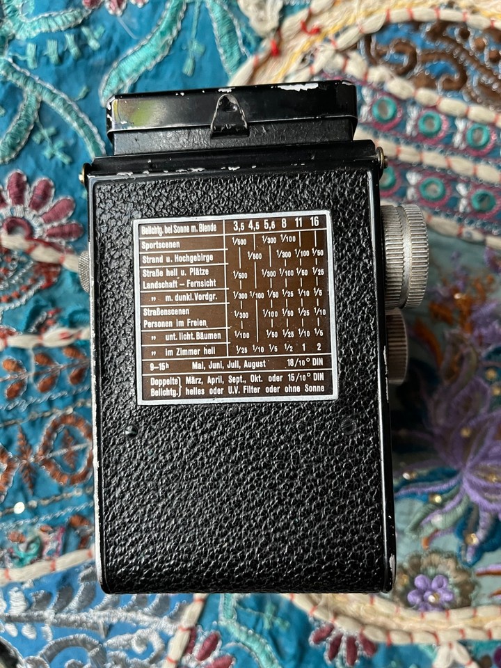 Rolleicord DRP 6x6 Camera compur Triotar 75mm f:3.5 Heidoscope Vintage ...