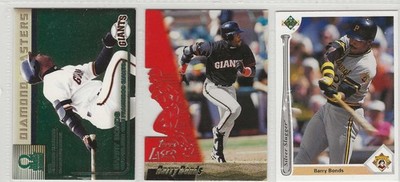 1991 UD Silver Slugger Barry Bonds #SS5 Plus '99 Omega 29 and T Laser ...