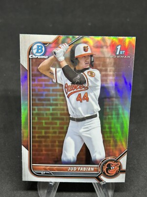 2022 Bowman Draft Chrome Refractor Jud Fabian #BDC-114 | eBay