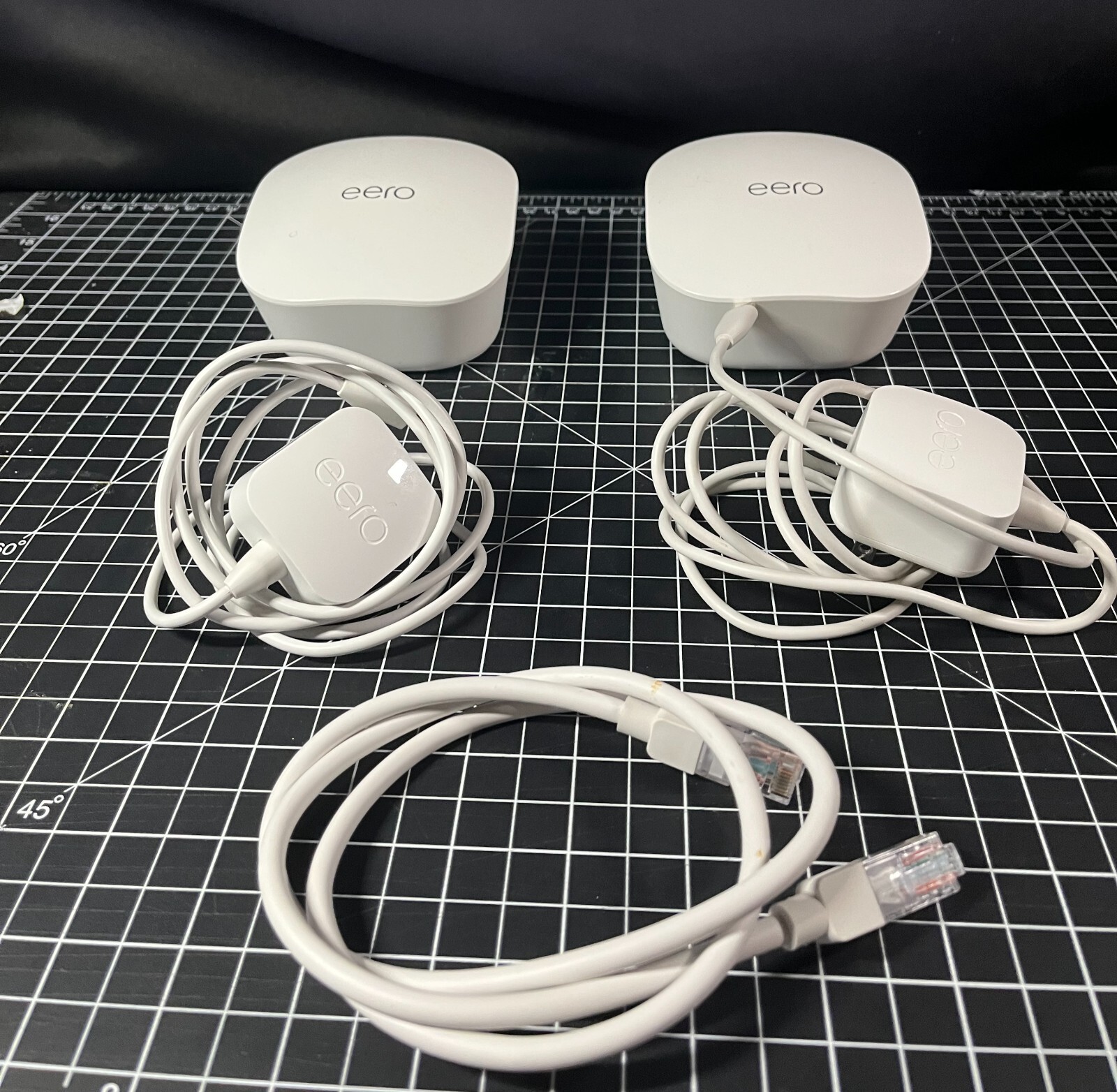 2 eero Mesh Wireless Router (J010001) with original power cable | eBay
