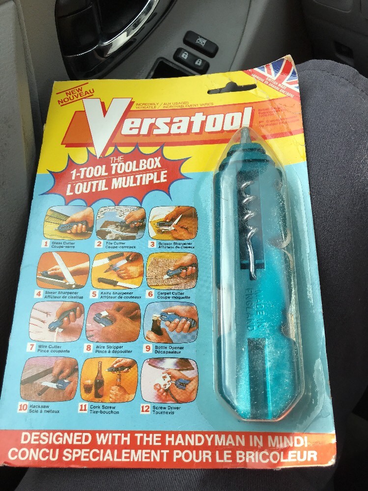 Vintage 1987 versatool England Made In Original Packaging PARRS ...