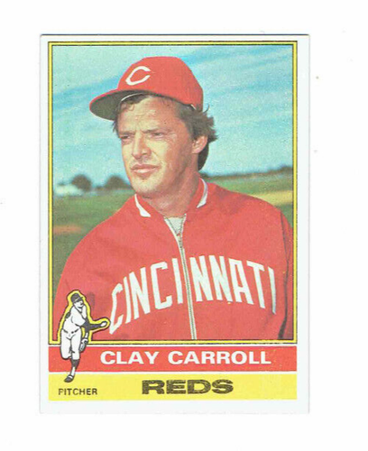 Clay Carroll Cincinnati Reds Pitcher #211 Topps 1976 #Baseball Card | eBay