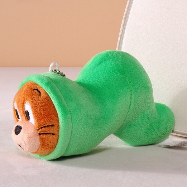 Tom and Jerry Cute Jerry Hanging Pendant Plush Doll Backpack Bag Decor ...