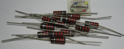 Resistor 1W 2K2 2200 Ohm 2.2K 10% Carbon Composition - NOS Qty 12 | eBay