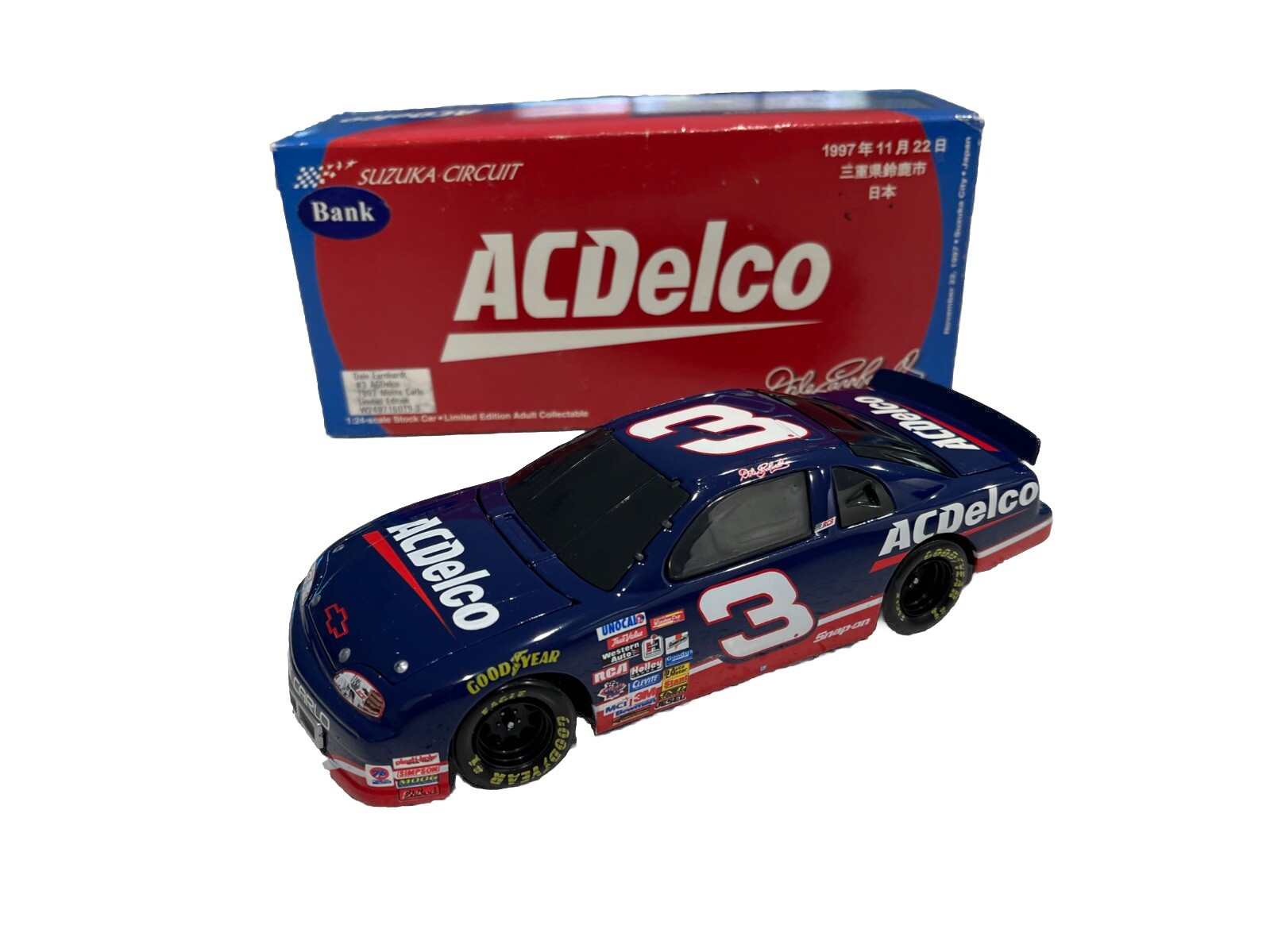 Dale Earnhardt #3 ACDelco 1997 Suzuka Chevy Monte NASCAR Action 1/24 ...