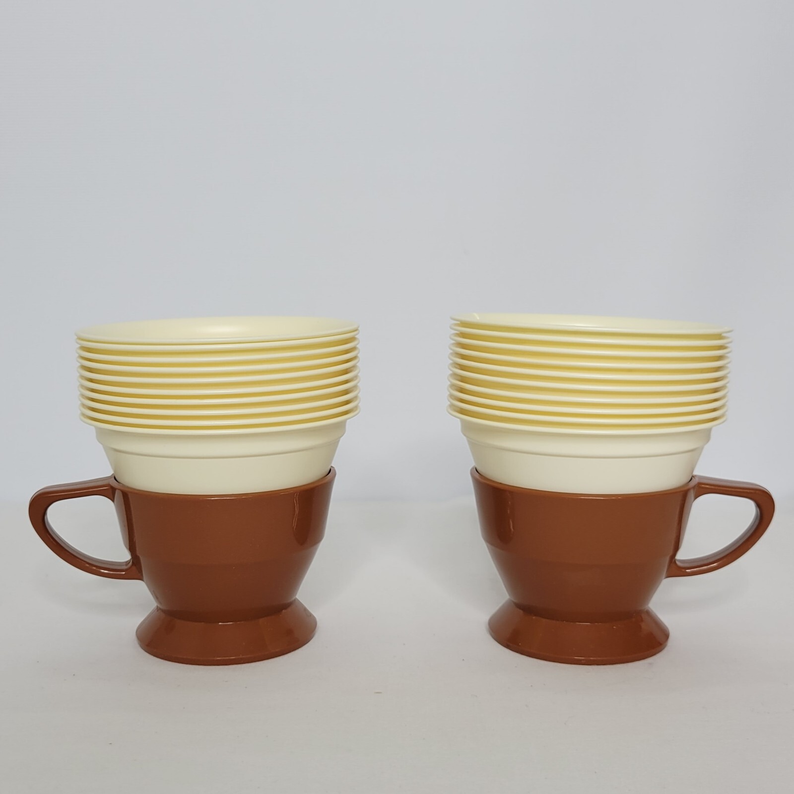 Vintage Solo Cozy Cups 2 Holders 20 Refill Liners Disposable Coffee ...