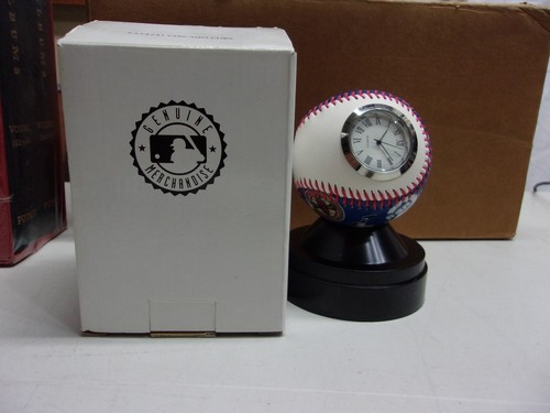 Chicago Cubs Baseball Clock w/Stand 2005 Authentic MLB New Rawlings New ...