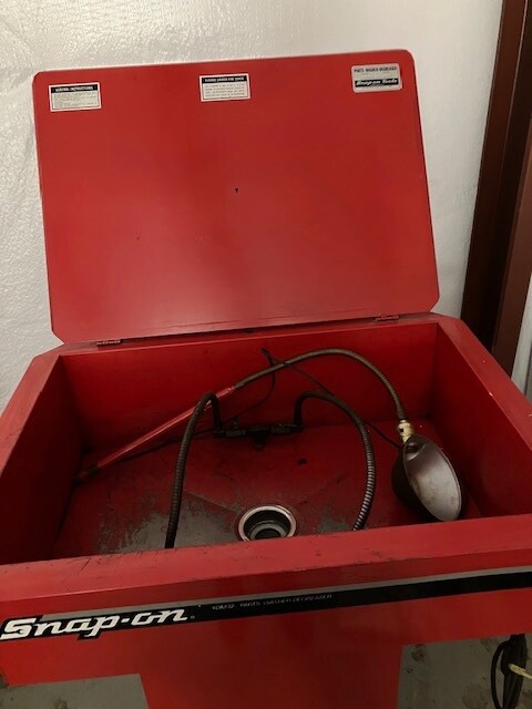 Snap-On Parts Washer / Degreaser - Model: YDM 32 - Red -Pre-Owned | eBay