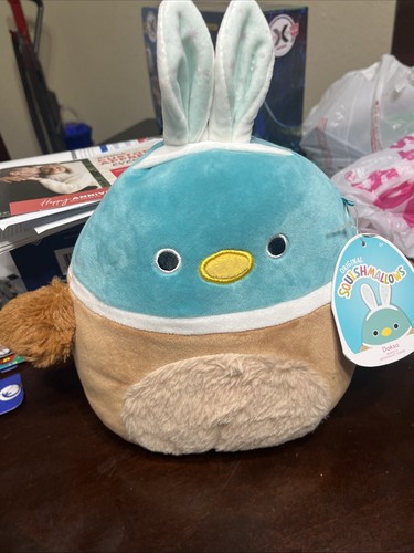 Squishmallows Daksa Duck, Bunny Ears, Fuzzy Belly Tik Tok Plush Easter ...