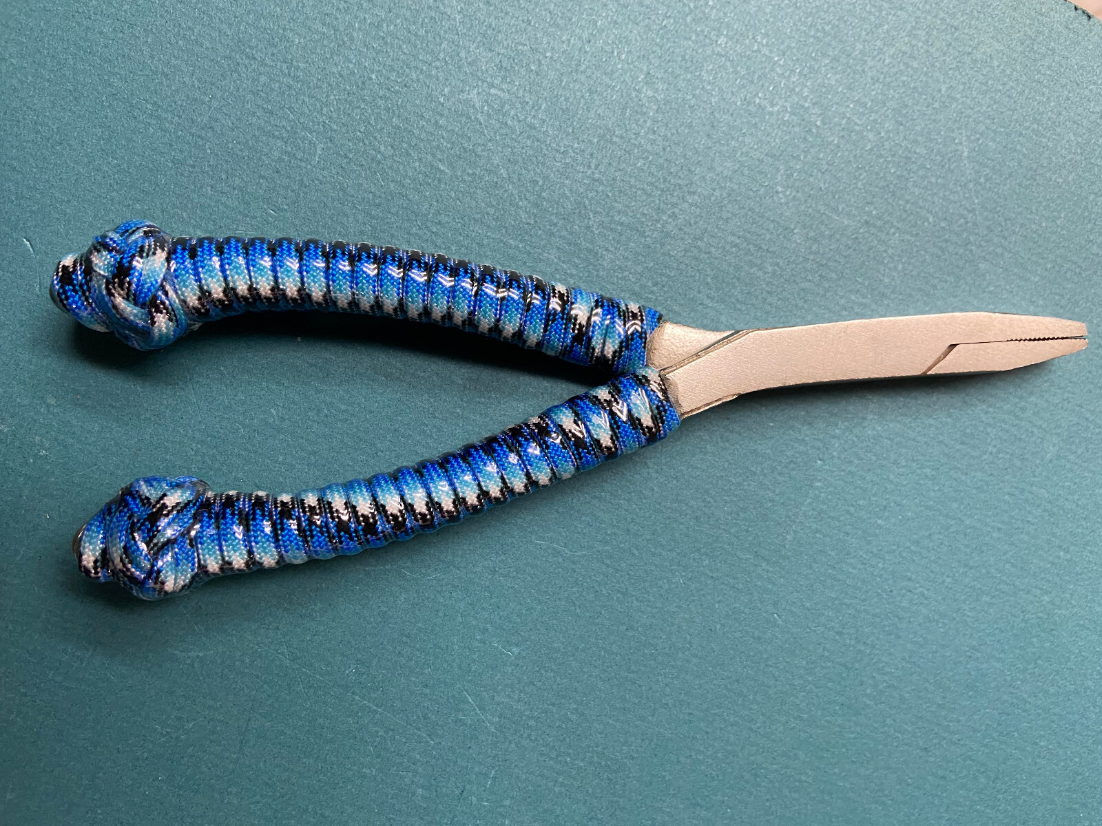 Custom Wrapped 7" Cutter, 8" DuckBill Plier, Tan Leather Holder;Pliers ...