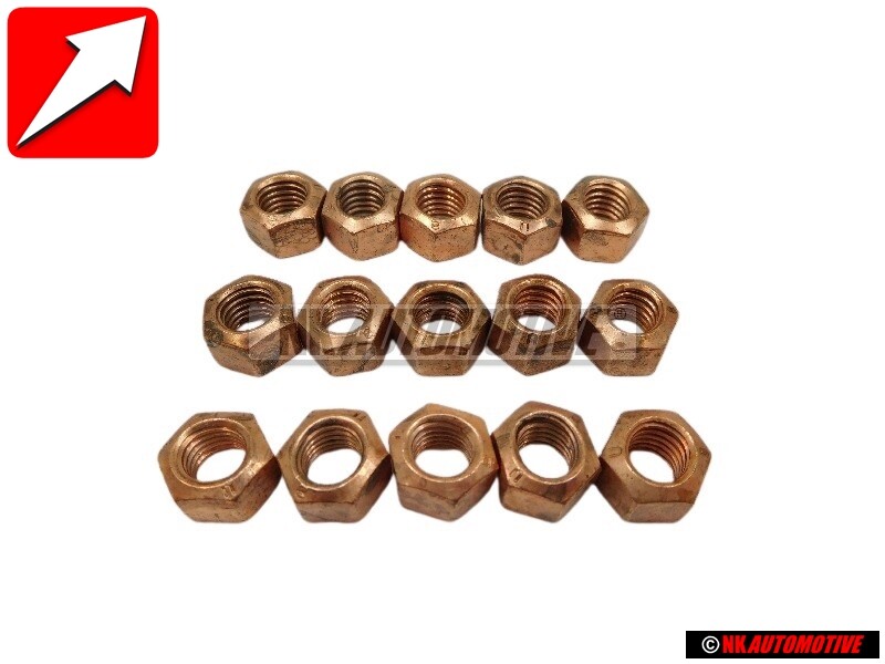 15x Original VW Hexagon Nut Self Locking - N 90085001 | eBay