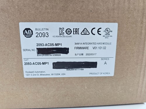 2023 New Factory Sealed Allen-Bradley 2093-AC05-MP1 FREE EXPEDITED ...