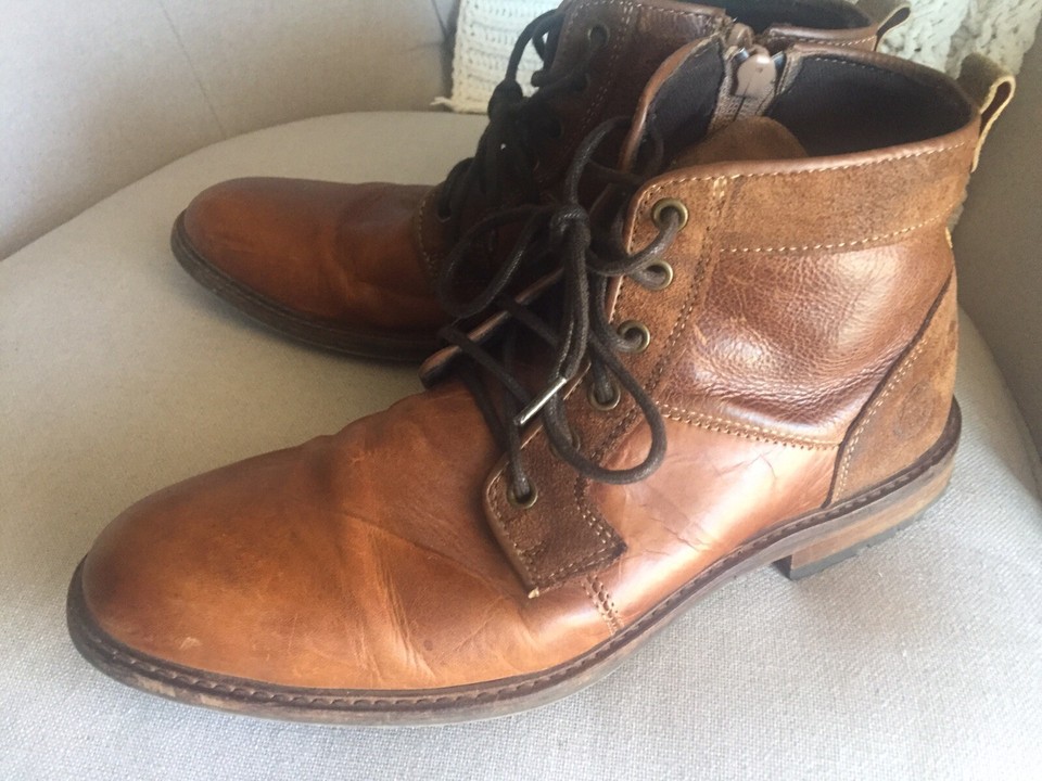 Lavorazione Artigiana Men's Short Boots ITALIAN HAND CRAFTED Leather 42 ...