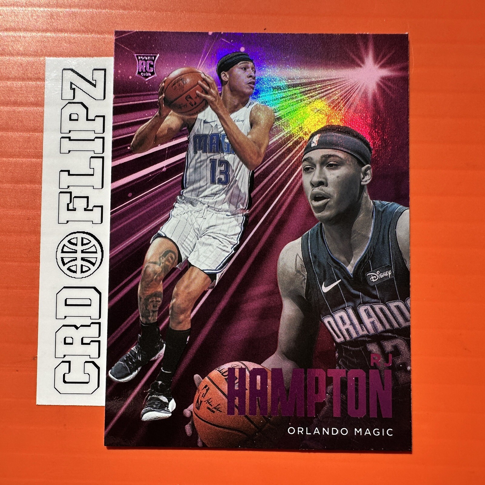 2020-21 Panini Chronicles Illusions Pink RJ Hampton #219 Rookie Magic ...