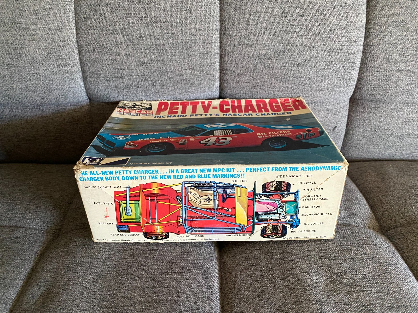 MPC Richard Petty Dodge Charger NASCAR Model Kit | eBay