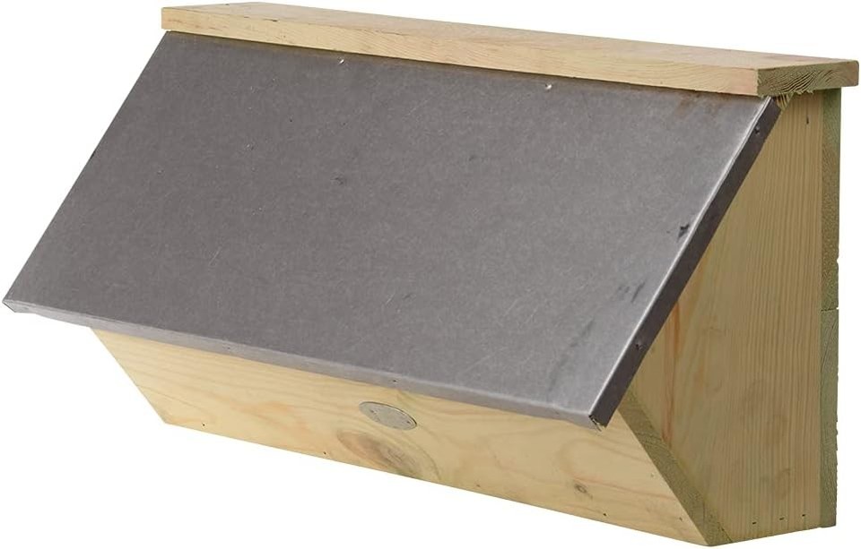 Esschert Swift Nest Box for Garden Birds, Zinc Roof, Pine Wood, No ...