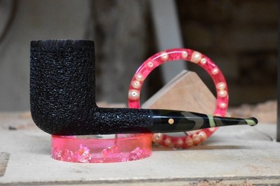 Moretti Pipe Black Rusticated Freehand | eBay
