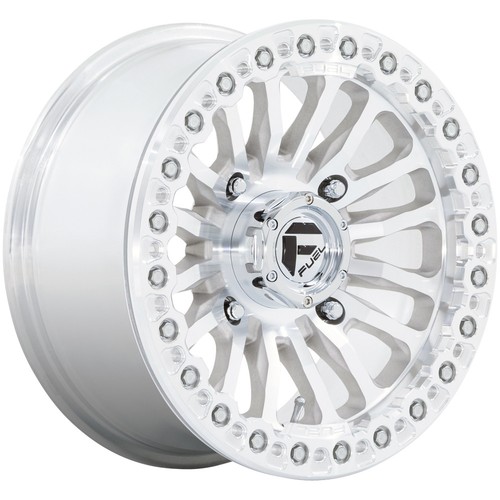 (Set of 4) Fuel FV125 Rincon Beadlock 15x7 4x110 Machined Wheels Rims ...