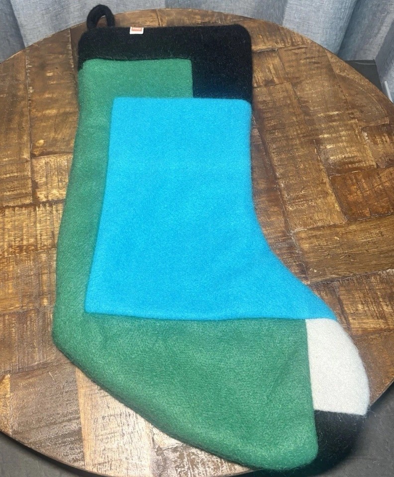 Lego Christmas Stocking Color Block Felt Blue Green Collection X Target ...