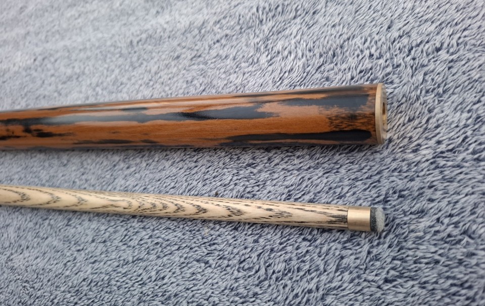 Hand Made "Fraser Cues" 20oz POWER Pool / Snooker Cue! Heavy Aged Ash ...