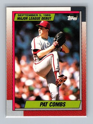 Pat Combs (RC) Philadelphia Phillies #24 1989 Topps Major League Debut Baseball | eBay