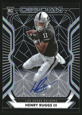 2020 Panini Obsidian Rookie Autographs #105 Henry Ruggs III Auto /150 ...