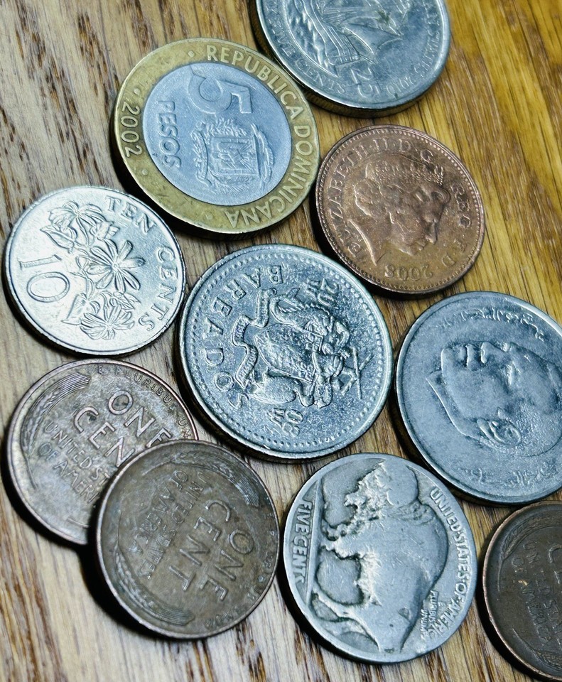 Estate Coin Collection, NOT JUNK Drawer Lot- US & FOREIGN, BUFFALO ...