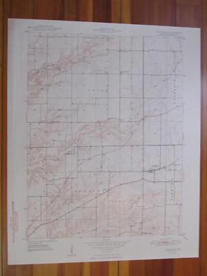 Trafalgar Indiana 1948 Original Vintage USGS Topo Map | eBay
