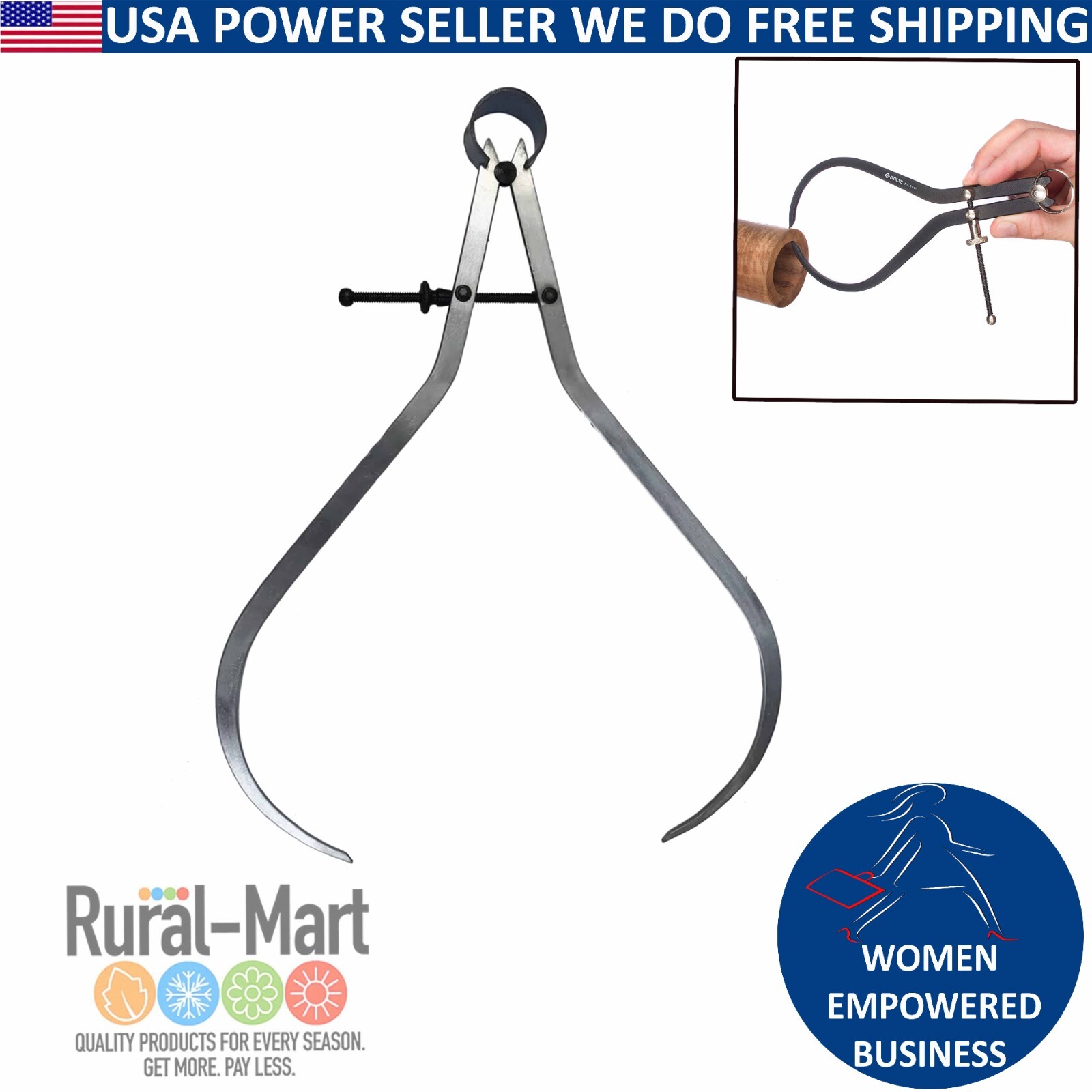 General Tools 452-12 Outside Caliper, 12-1/4 Inch Jaw Capacity | eBay