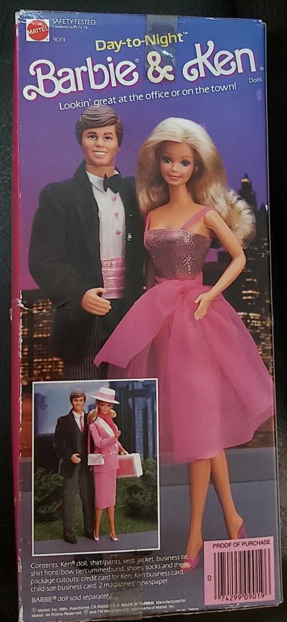 1984 Vintage Day-to-Night Ken doll 9019 new unopened unused | eBay